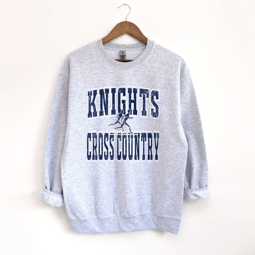 Athletic Gray Adult/Youth Cross Country Crew | Knights Store